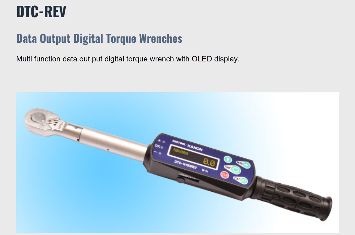 Ichiban Precision Sdn Bhd - Kanon - Kanon Data Output Digital Torque Wrench